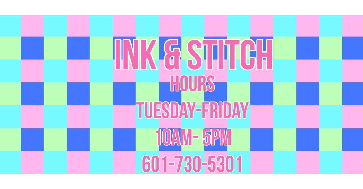 Ink & Stitch – Ink & Stitch